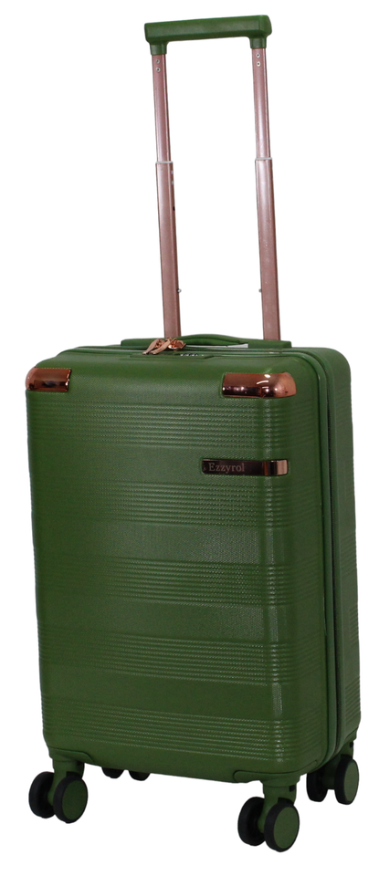 55cm Hard Shell Suitcase Cabin Trolley Bag Carry On 4 Wheel Hand ...
