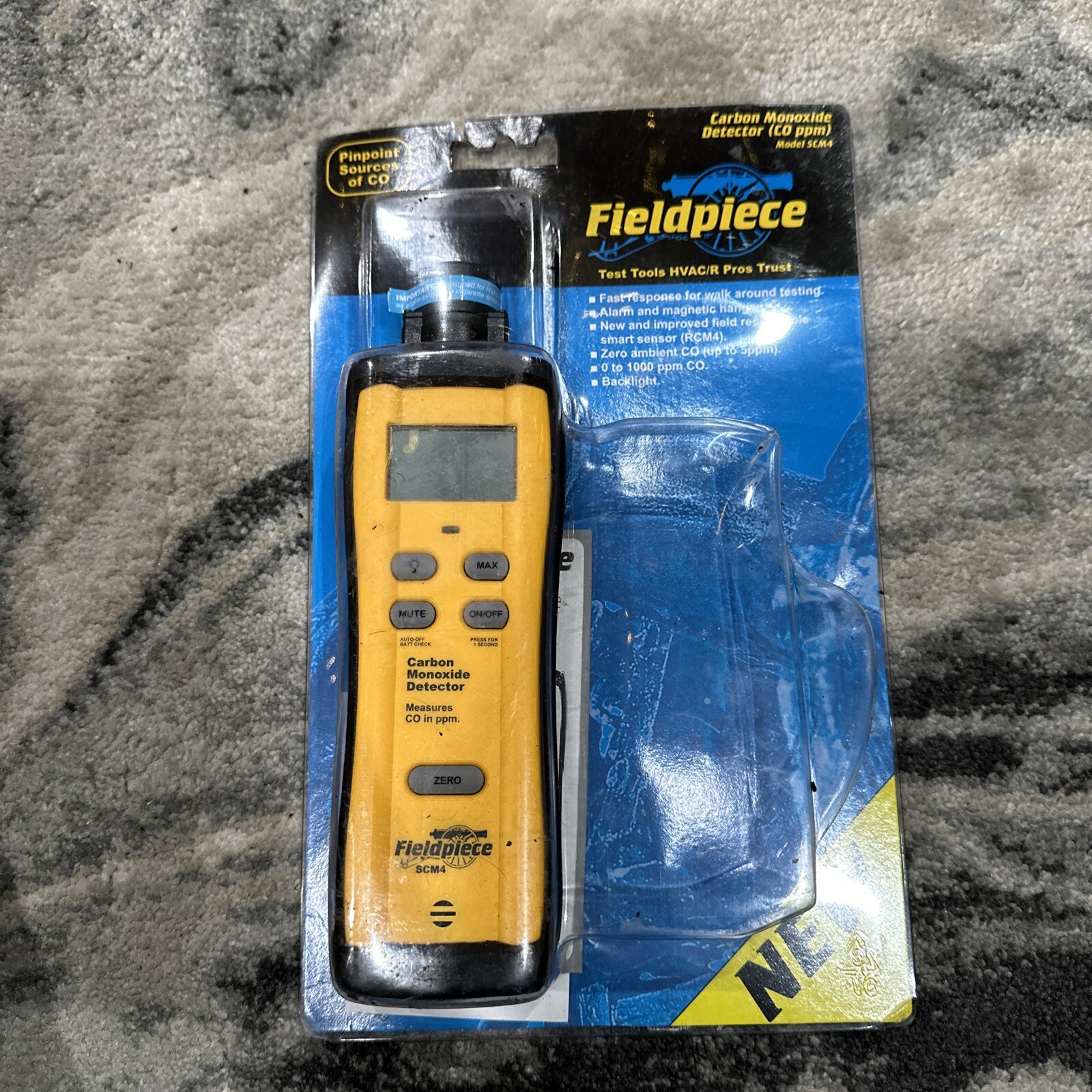 Fieldpiece SCM4 Carbon Monoxide Detector - Black/Yellow for sale online ...