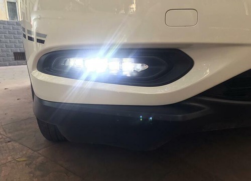 For Honda HR-V Vezel 2015-2018 RS Style Led White Color DRL Front Fog ...