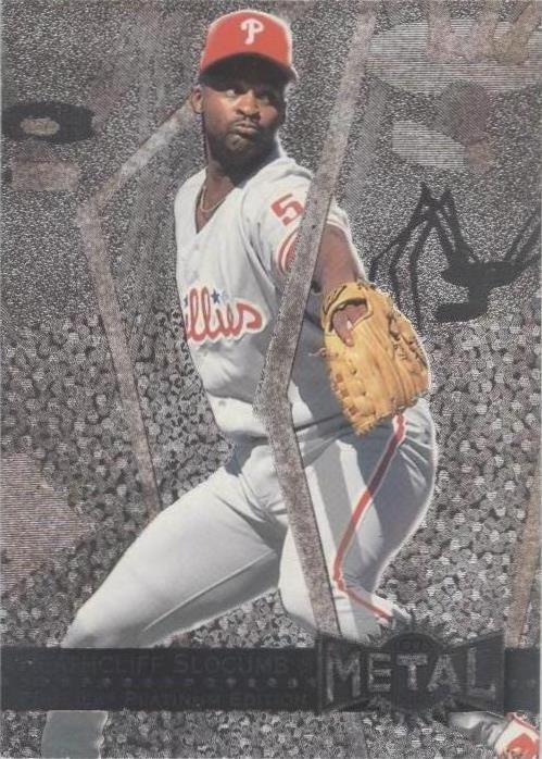 1996 Fleer Metal Universe - Heathcliff Slocumb #213 Platinum Edition ...