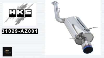 HKS OEM 31029-AZ001 Super Turbo Muffler EXHAUST For MAZDA 3 HB RX-7 ...