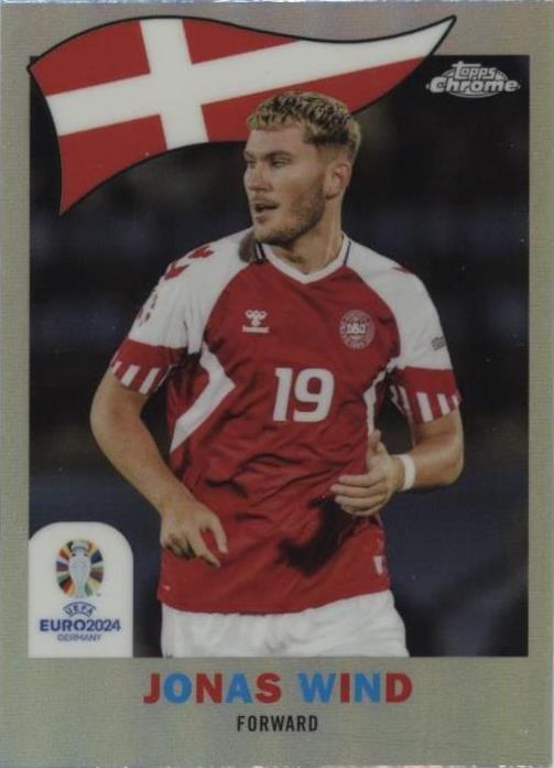 2024 Topps Chrome Uefa Euro - 1960 Topps Chrome Jonas Wind #TC-7 for ...