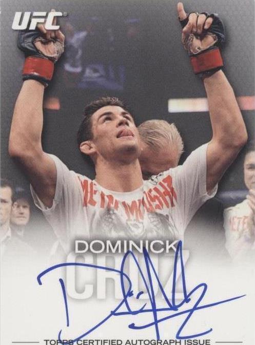 2012 Topps UFC Knockout - Fighter Autographs Dominick Cruz #FA-DC /99 ...