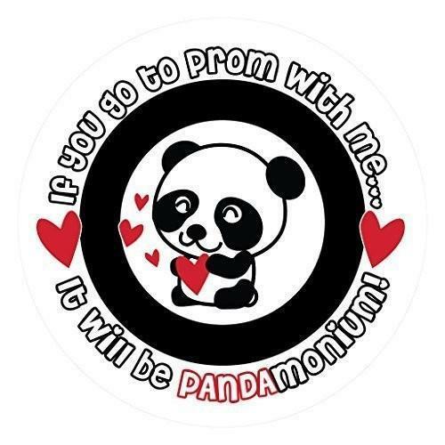Promposal Yard Sign - "PANDAmonium Prom" Panda Bear Promposal - FREE ...