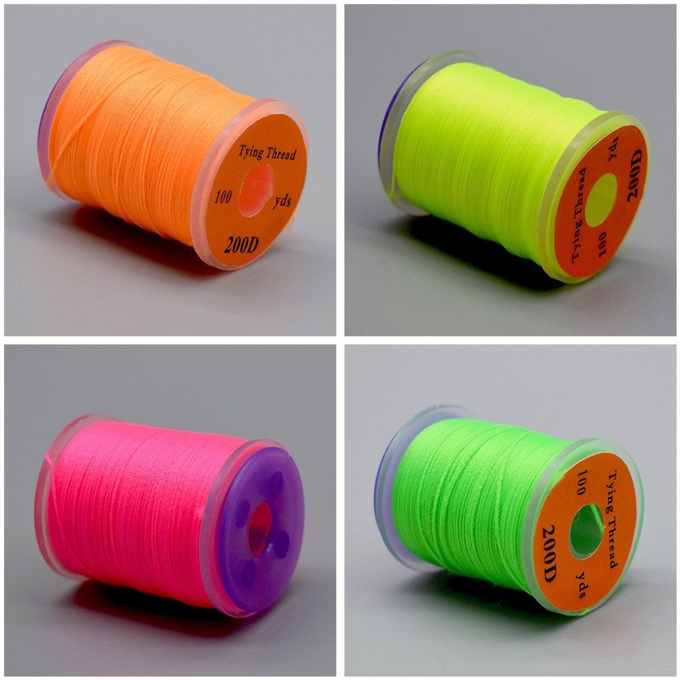 200D Fly Tying Thread Fluorescent Fly Body Tying Material For Fly ...