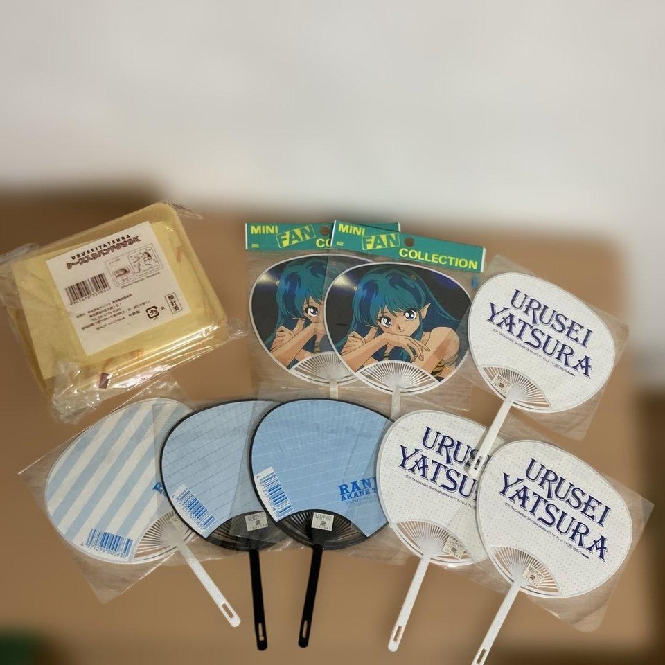 Urusei Yatsura Ram Chan Mini Uchiwa Hand Towels 8 Piece Set Rumiko ...