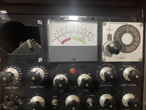 AVO VCM Valve Tube Meter Tester 160, MkIII and MkIV galvanometer ...