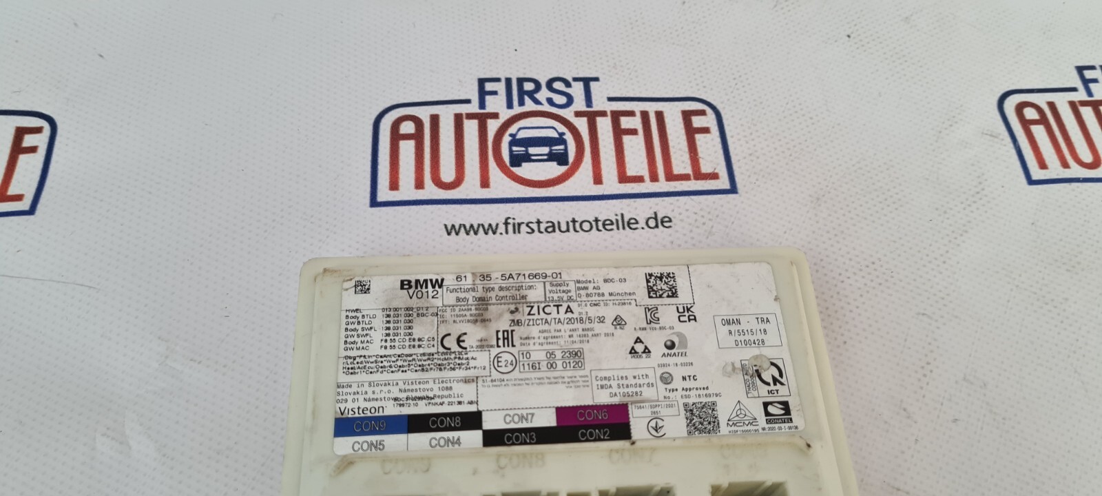 Original BMW Body Domain Controller Zentralsteuergerät BDC-LR01 V34 ...