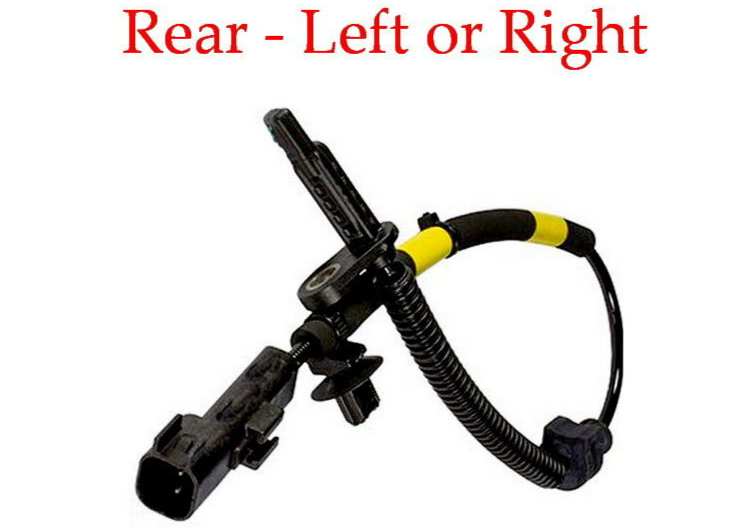 1 ABS Wheel Speed Sensor W/ Connector Rear L/R For Ford Edge Fusion ...