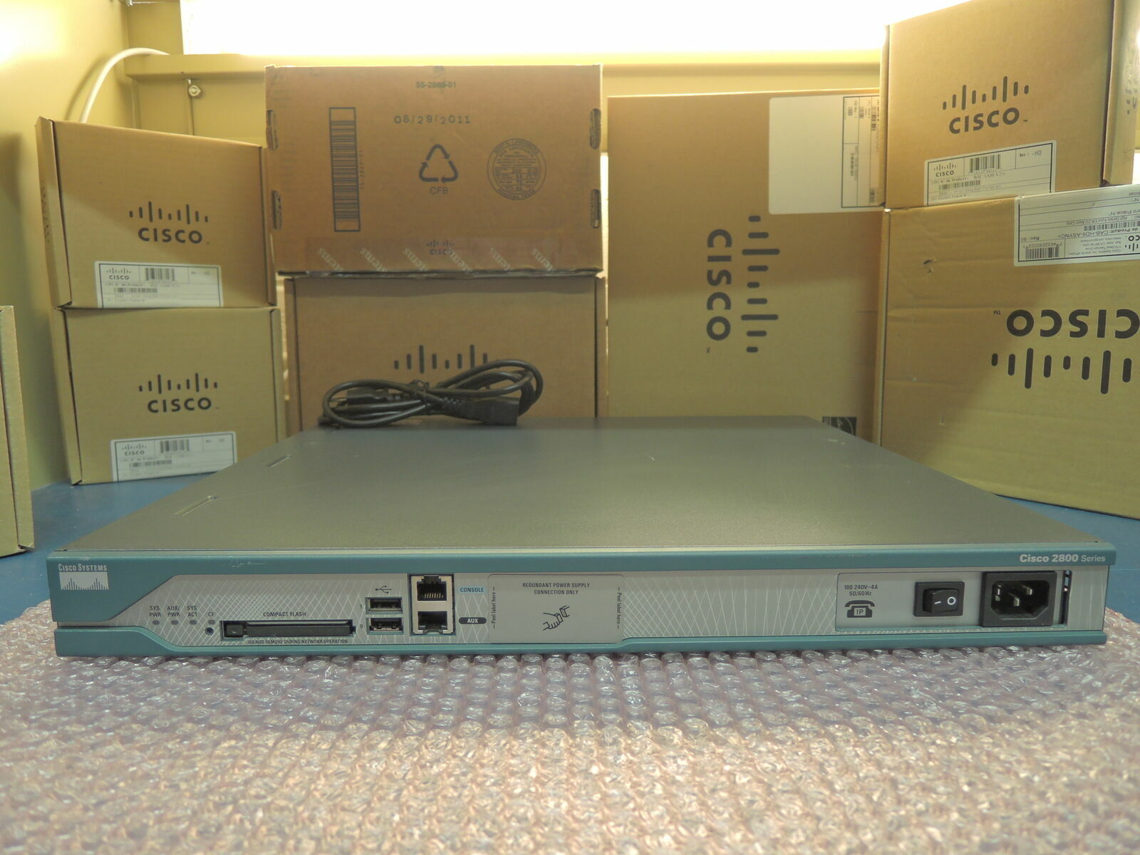Cisco 2811 2-Port 10/100 Wired Router (CISCO2811-AC-IP) for sale online ...