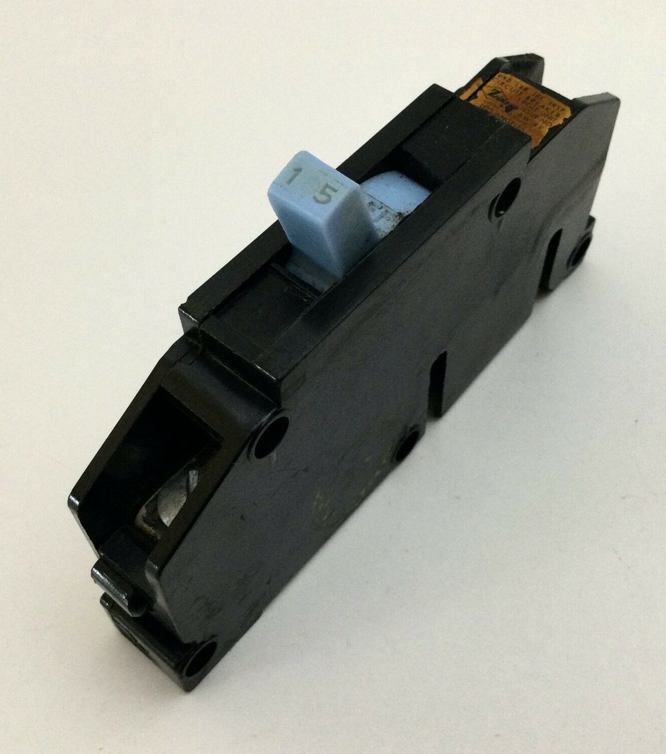 Zinsco Magnetrip Q115 15 Amp 1 Pole Circuit Breaker Blue Handle Type Q ...