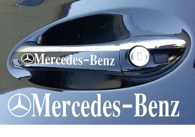 4 x MERCEDES BENZ decals white colour | eBay UK