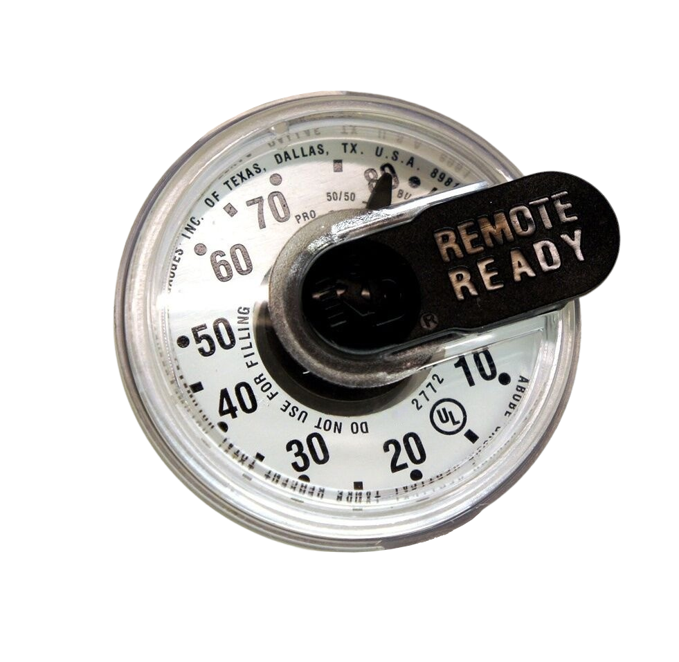 Snap On 420lb Propane Tank Sight Gauge Dial Remote Ready Sender Unit ...