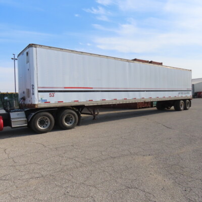 1992 Stoughton AVW-535T-S-C-AR 53' Tandem Axle Semi Dry Van Storage ...