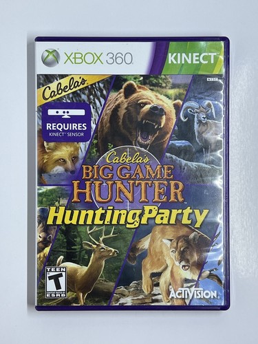 XBOX 360 Cabela's Big Game Hunter: Hunting Party Kinect cib | eBay