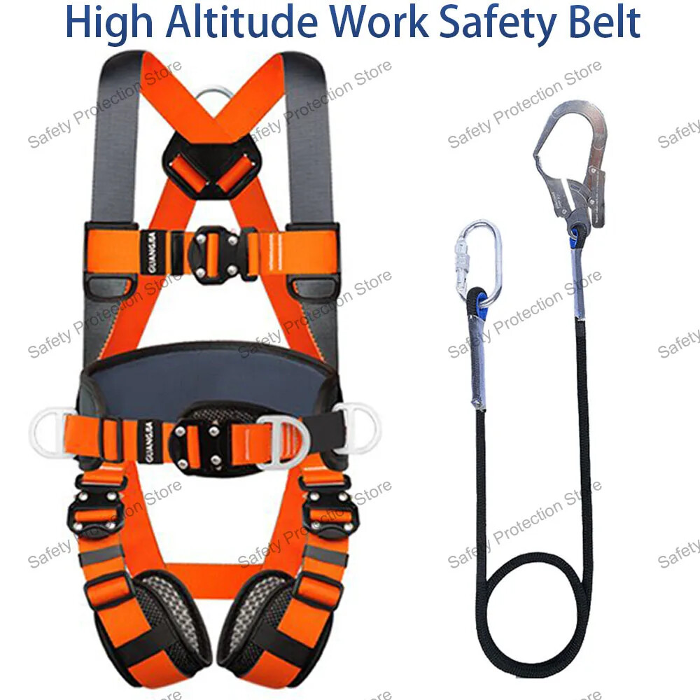 High Altitude Work Safety Harness Full Body Five-point Construction ...