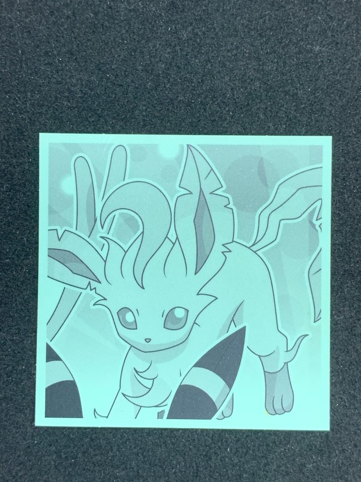 Glaceon No.18 Ster Pokemon XY Wafer Sticker Japanese Holo LOTTE ...