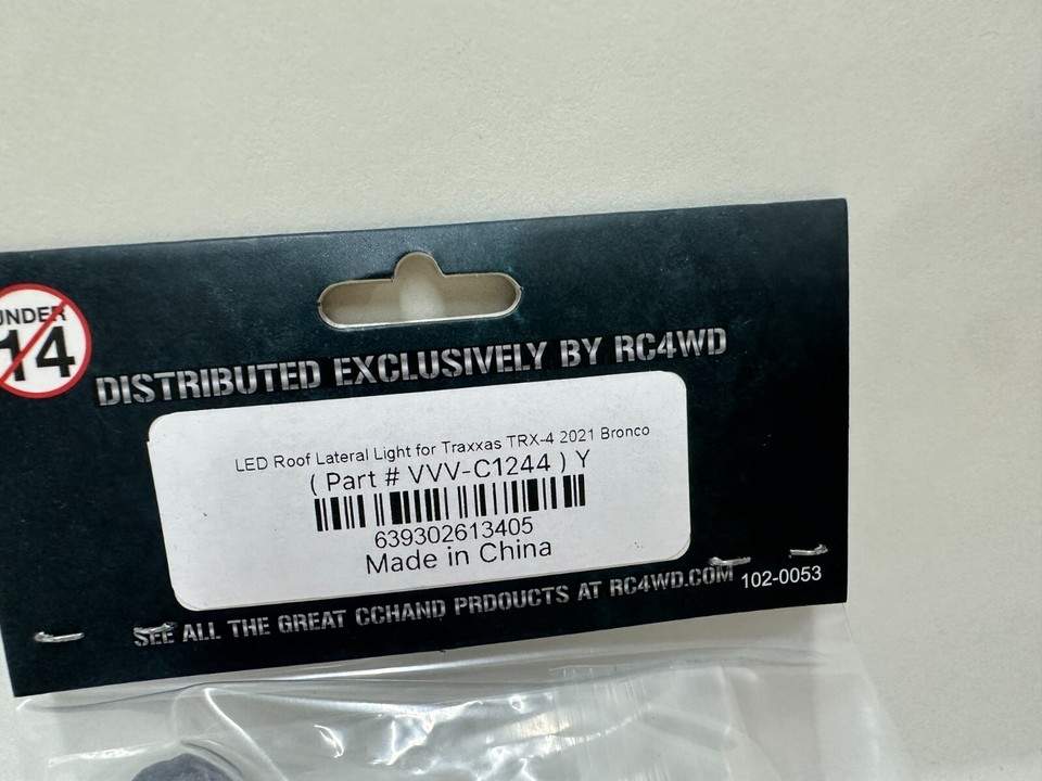 RC4WD CCHand LED Roof Lateral Light: Traxxas TRX-4 2021 Bronco [VVV ...