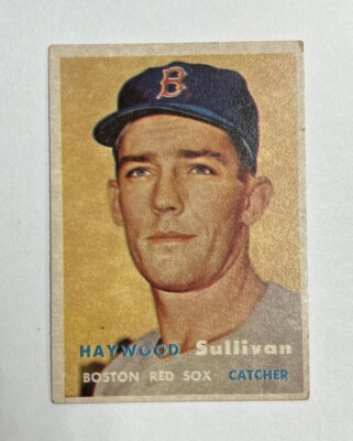 1957 Topps Baseball Haywood Sullivan Boston Red Sox Card #336 | eBay
