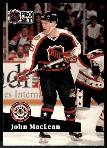 1991-92 Pro Set John MacLean New Jersey Devils #307 | eBay