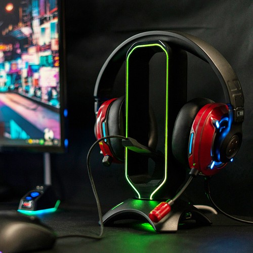 Headset Stand Gaming Headphone Stands Over-Ear Headset Holder for Desk ...