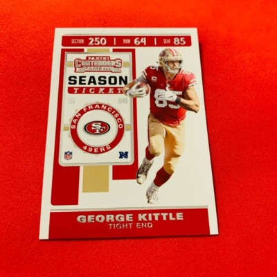 George Kittle .. San Francisco 49ers .. 2019 Contenders Base Card 89 | eBay