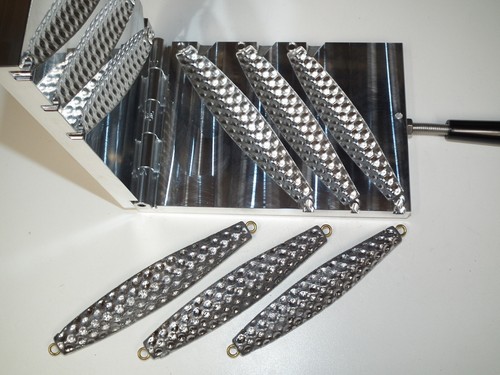 Saltwater D Jig-3 Bumpy mold 12,14,16oz CNC Aluminum Diamond | eBay
