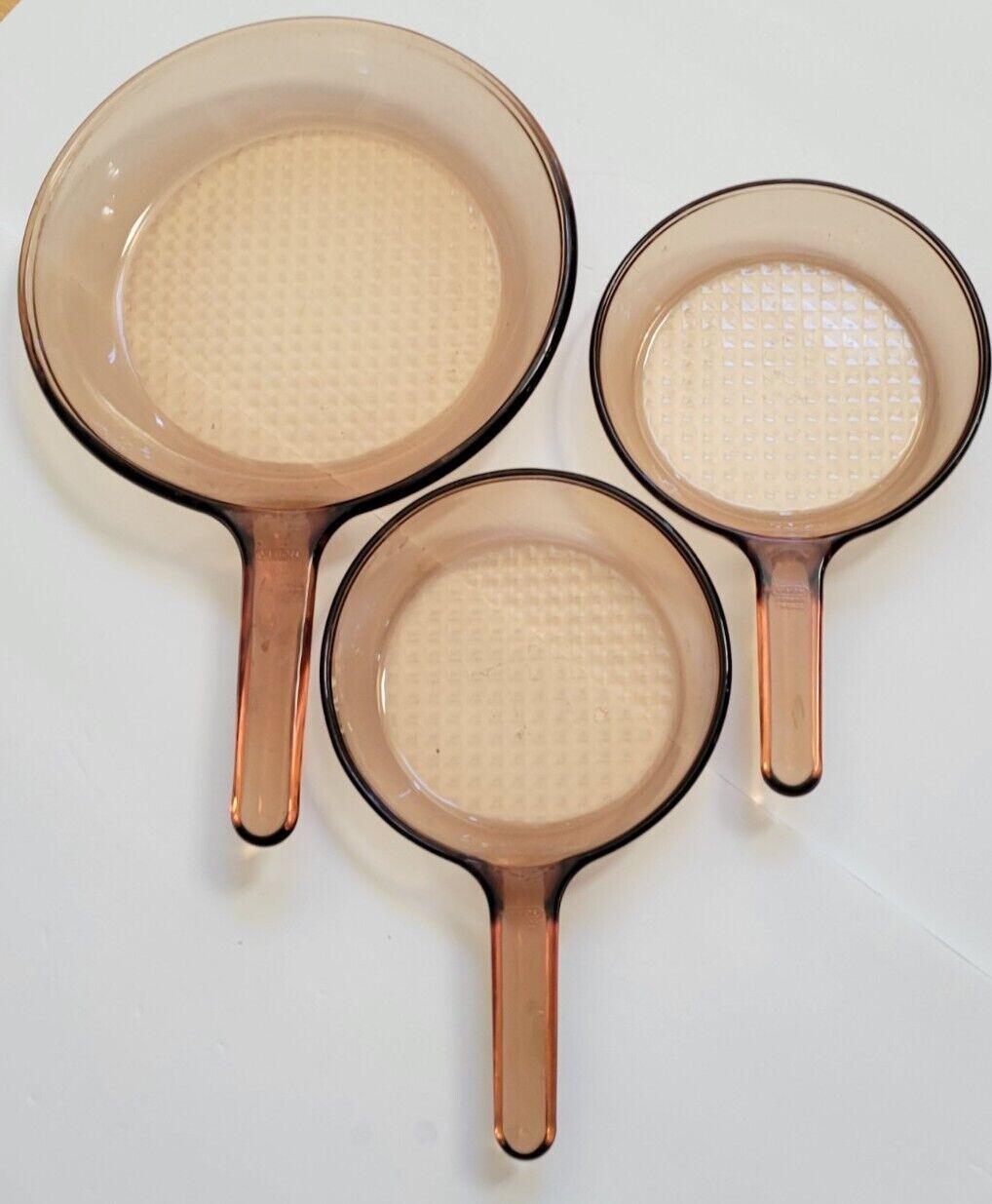 Pyrex Vision Ware Amber By Corning Cookware 16 piece set near perfect ...