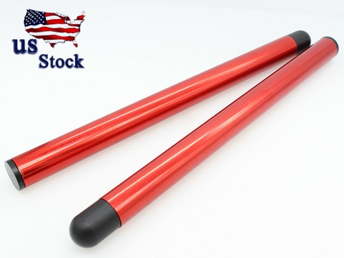Motorcycle 22MM Red Clip on Handle bar Handlebar Aluminum CNC Racing | eBay
