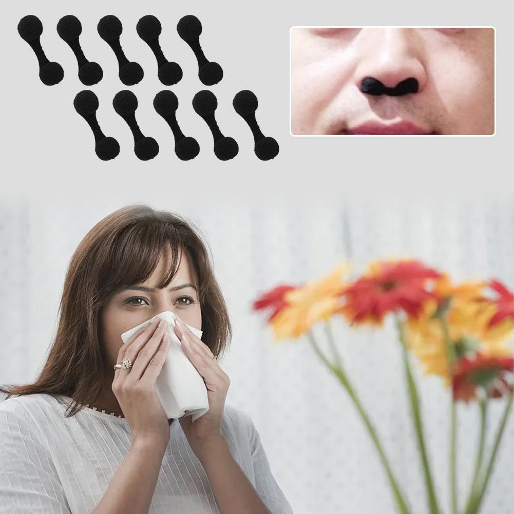10X Disposable Nose Filters Sunless nosebleed Nasal Plug Spray Softness ...