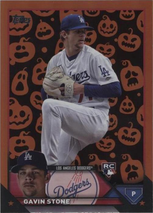 2023 Topps Update Series - Gavin Stone #US70 Jack-O'-Lantern Foil (RC ...