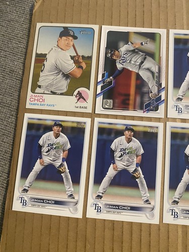 (15) Ji-Man Choi Lot #3 Tampa Bay Rays | eBay