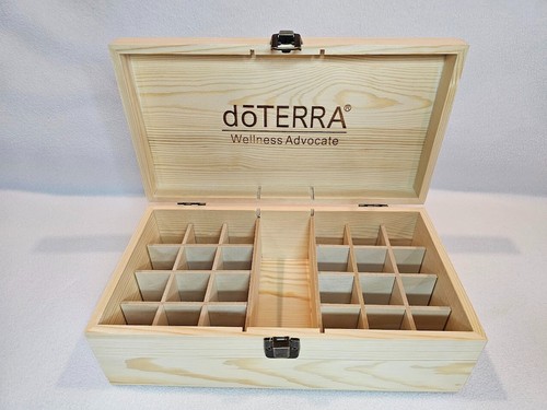 doTerra Essential Oil Wooden Storage Box Holds 24 Oils, Rollers ...