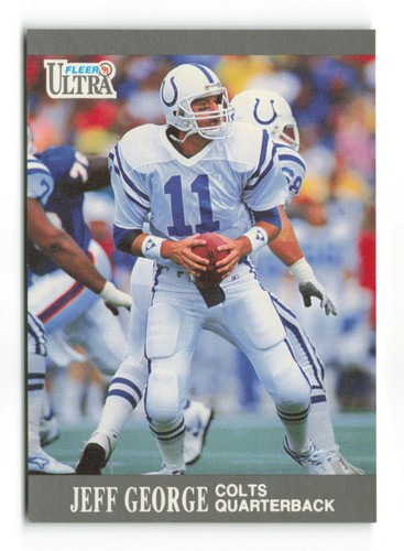 1991 ULTRA FOOTBALL #59 JEFF GEORGE | eBay