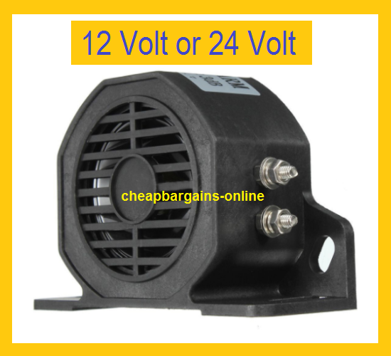 12V 24V REVERSING BEEPER REVERSE BUZZER HORN ALARM SQUAWKER SIREN Car ...