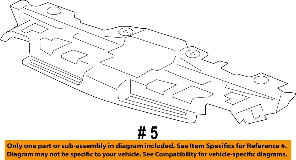 Chevrolet GM OEM 12-16 Sonic Splash Shields-Inner Shield 95026205 | eBay