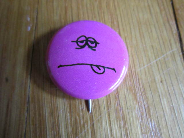 Collectible Button Pin Pinback I Feel Sick Blah Ugh Face Tired Funny ...