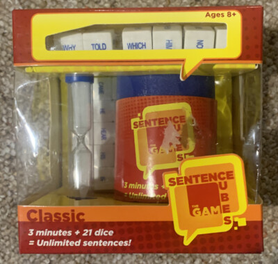 New - Puremco Classic Sentence Cube Game - Ages 8+, 2+ players G | eBay