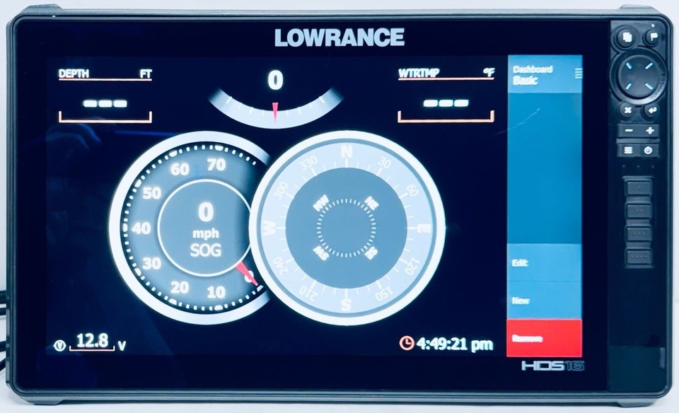 Lowrance HDS 16 LIVE Head Unit ONLY GPS Display MFD | eBay