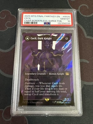 Cecil, Dark Knight (Borderless) (Surge Foil) Final Fantasy Foil | eBay