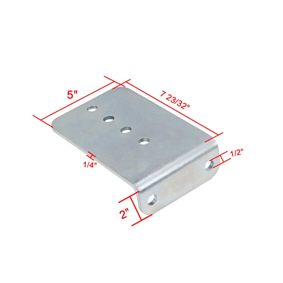 8 inch Galvanized L-Type Boat Trailer Bunk Brackets fit 3 x 3 ...