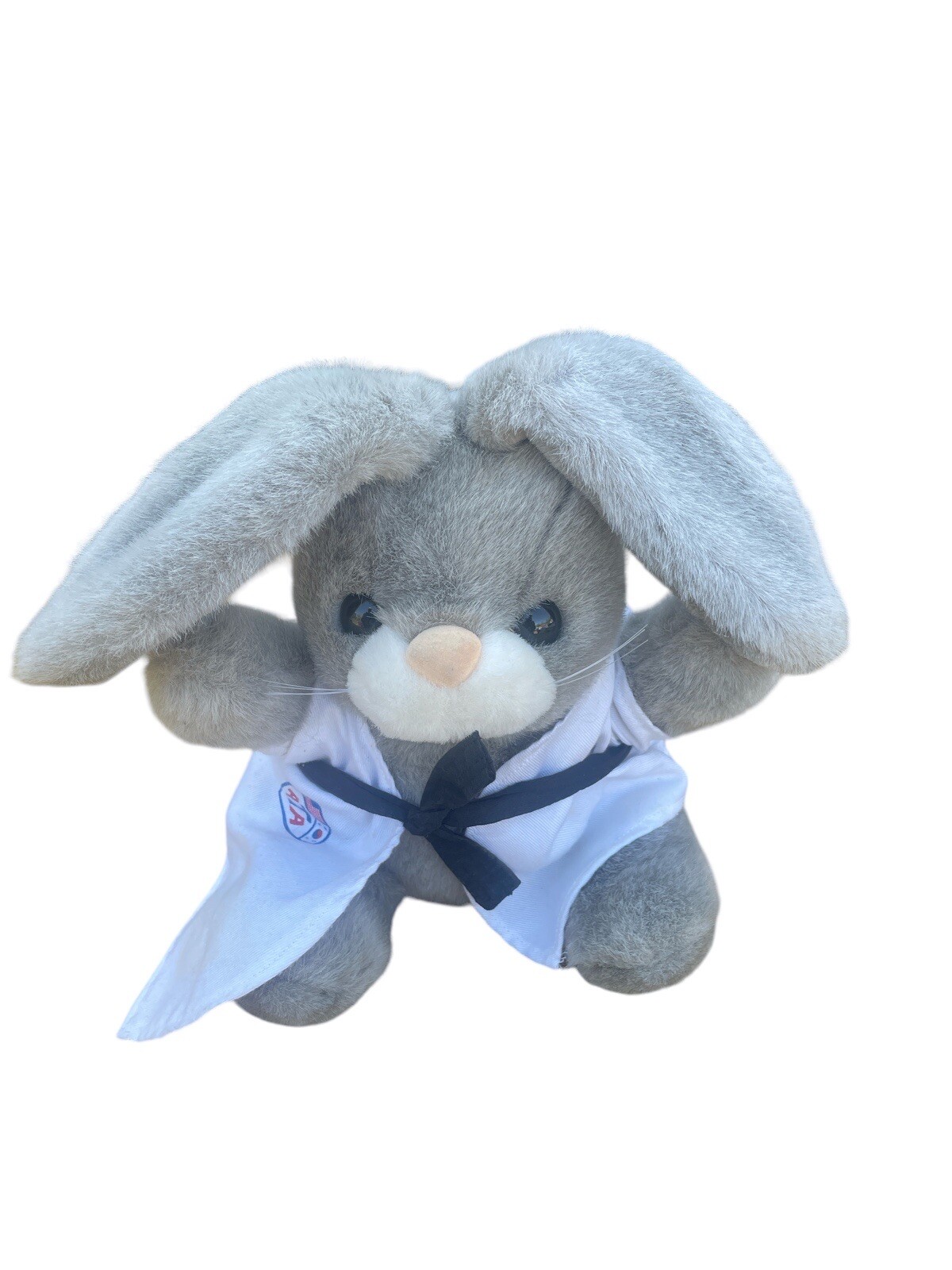 ATA Rabbit Martial Arts Plush Black Belt Taekwondo Buddy Leader 9” 8L ...