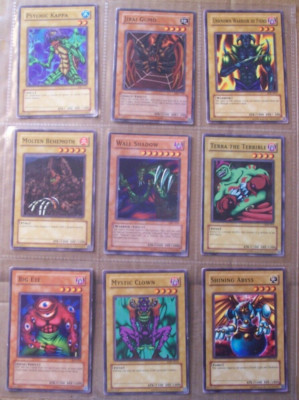 1996 YUGIOH 9 CARD LOT, PSYCHIC KAPPA MRL-053, JIEAI GUMO MRD-089 | eBay