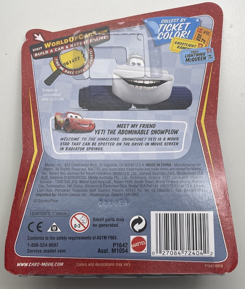 Disney Pixar Cars - Race O Rama #75 - Impound Boost - New on Card #1 | eBay