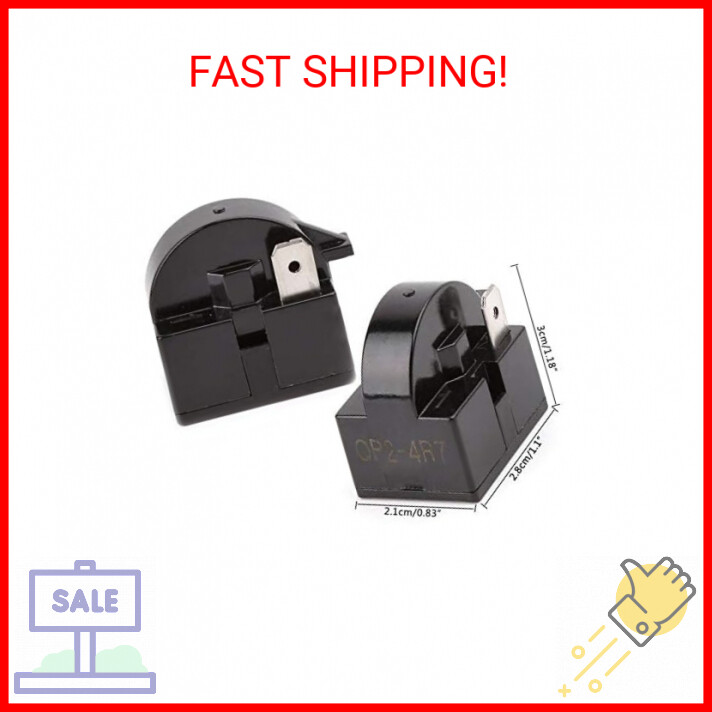 Refrigerator Compressor Relay and Overload Kit JJHXSM Refrigerator ...