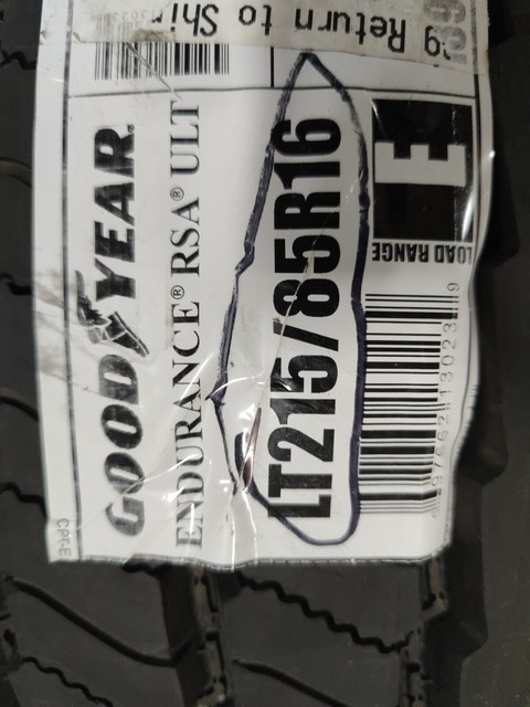 Goodyear Endurance RSA 215/85R16 Tire for sale online | eBay