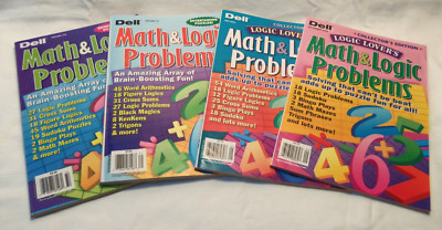 Set of 4 Math & Logic Problems magazines, 2010, 2011, and 2022, not ...