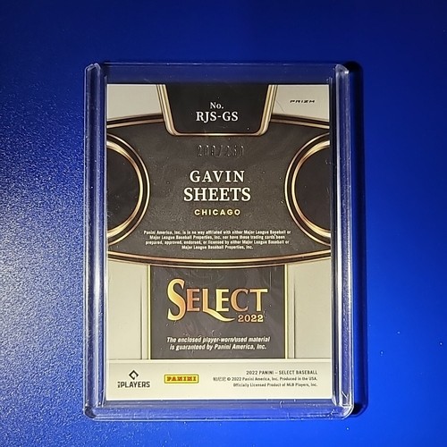 2022 Panini Select - Rookie Jumbo Swatch Holo Prizm #RJS-GS Gavin ...