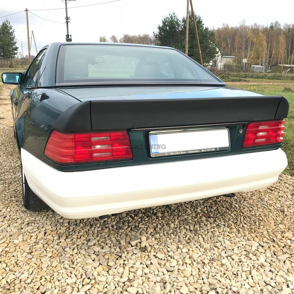 Rear Trunk Spoiler 3 Piece Wing Lid Ducktail (Fits Mercedes Benz R129 ...