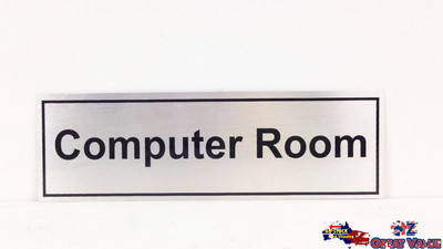 Computer Room Sign Stick On Office School Direction Sign Shop Motel OZ ...